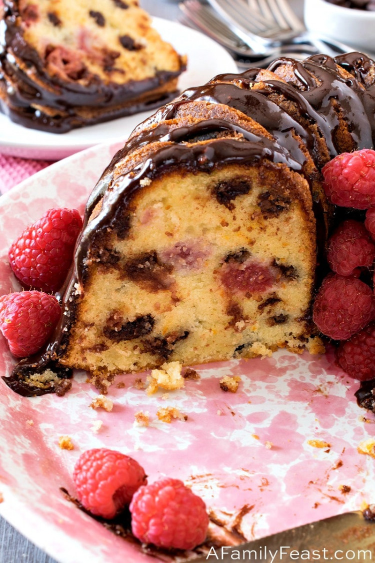 Chocolate Raspberry Bundt Cake - A Family Feast®