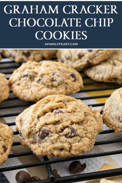 Graham Cracker Chocolate Chip Cookies - A Family Feast®