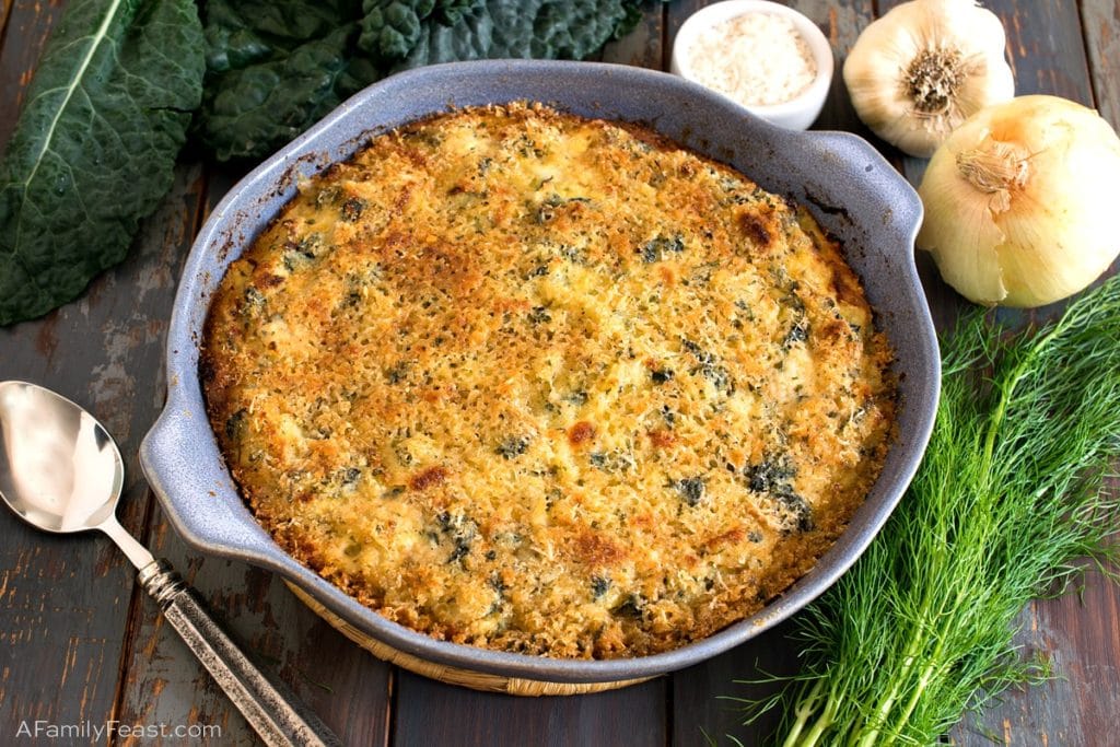 Kale Fennel & Rice Gratin - A Family Feast®