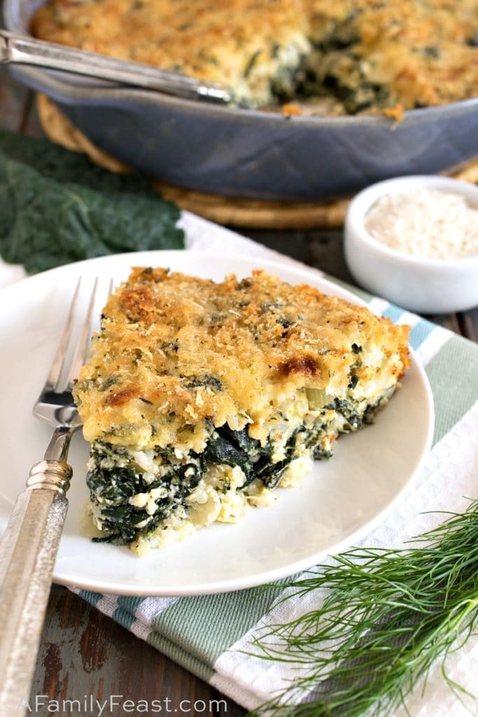Kale Fennel & Rice Gratin - A Family Feast®