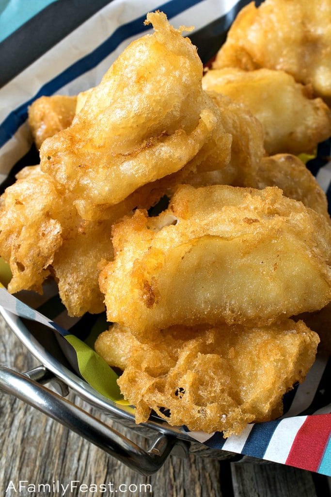 Tempura Fish Nuggets - A Family Feast®