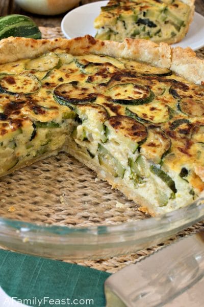 Zucchini Pie - A Family Feast®