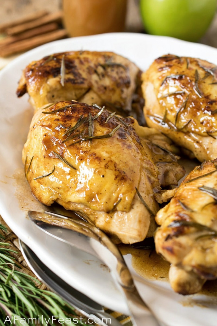 Apple Cider Chicken - A Family Feast®