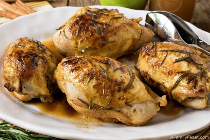 Apple Cider Chicken - A Family Feast®