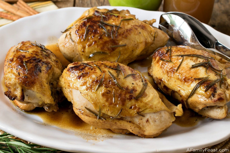 Apple Cider Chicken - A Family Feast®