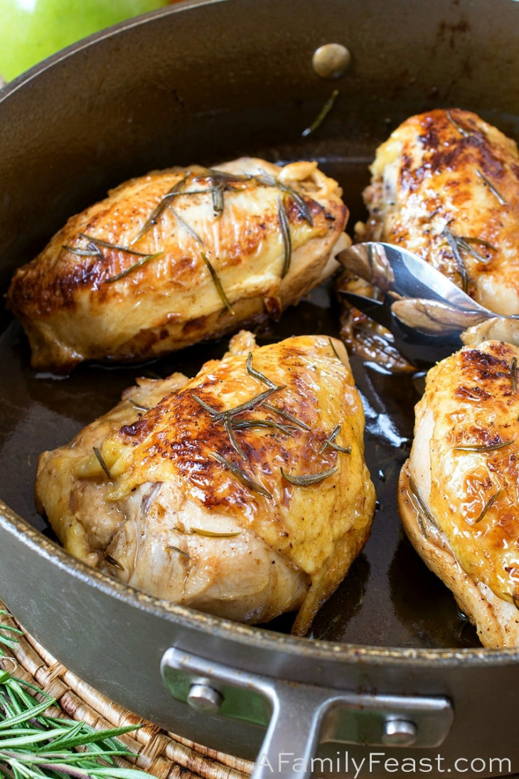Apple Cider Chicken - A Family Feast®