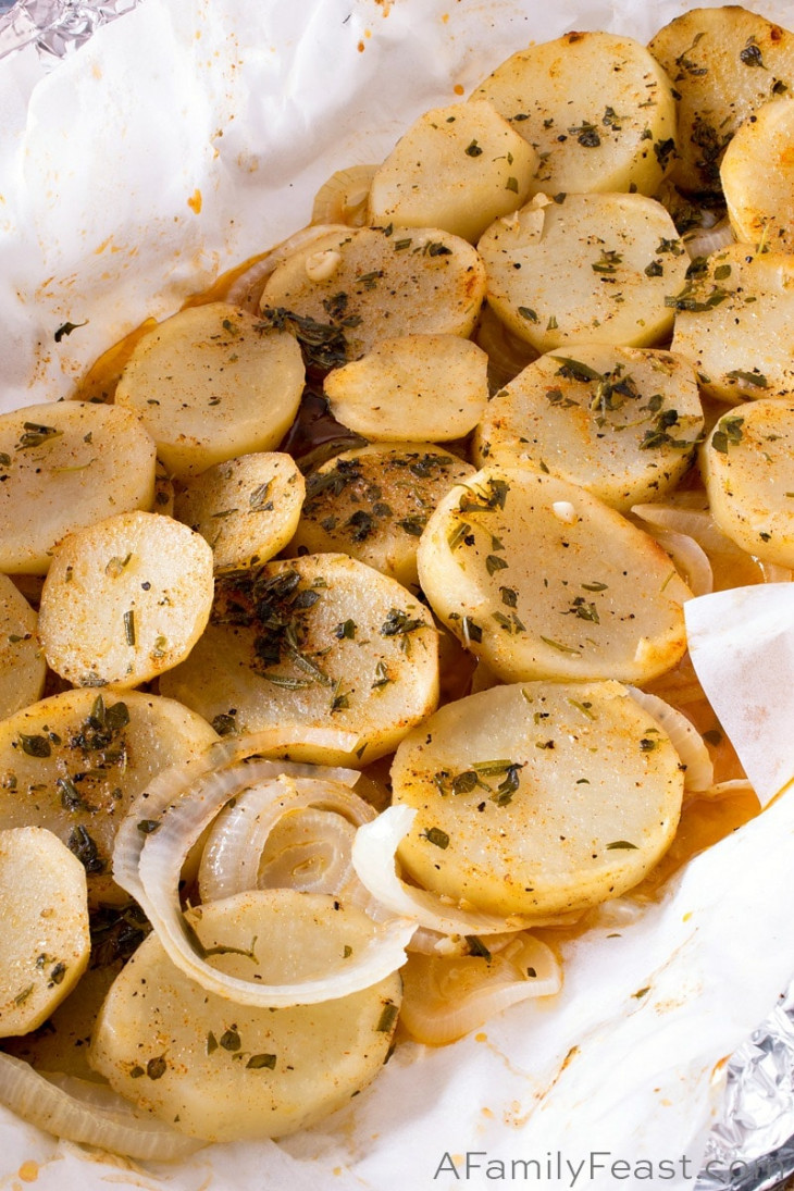 Campfire Potatoes - A Family Feast®