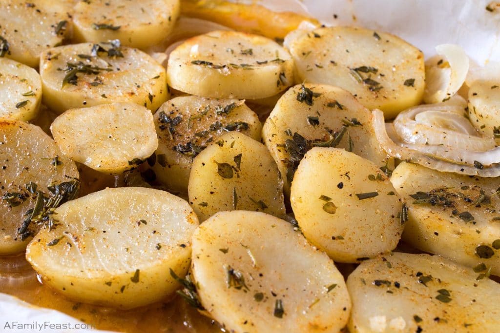 Campfire Potatoes - A Family Feast®