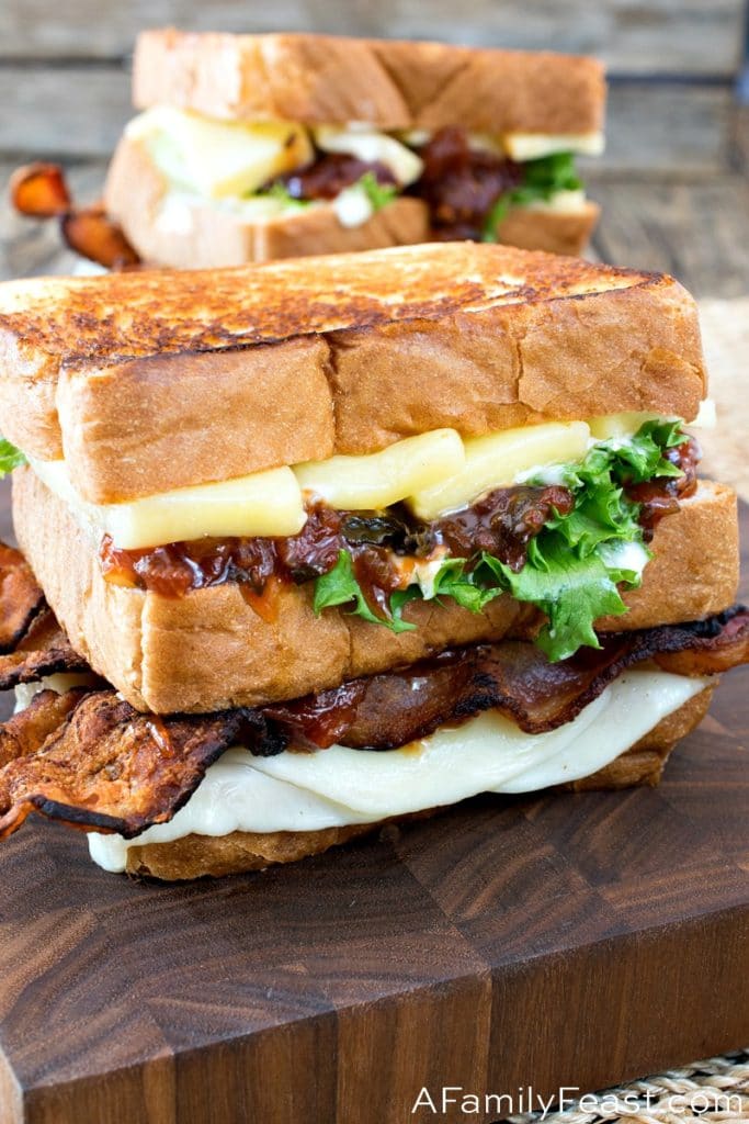 Grilled Cheese Club Sandwich - A Family Feast®