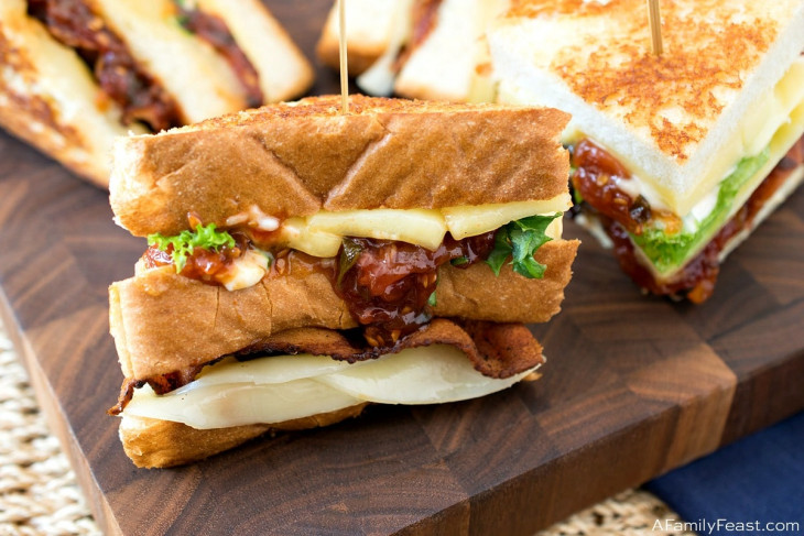 Grilled Cheese Club Sandwich - A Family Feast®