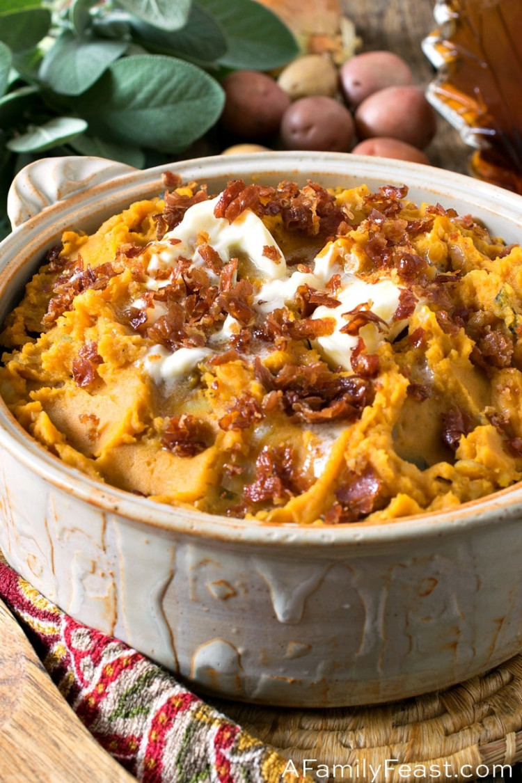 Pumpkin Mashed Potatoes Recipe - A Family Feast®