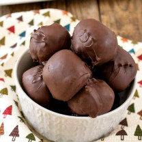 Chocolate Peanut Butter Bon Bons - A Family Feast®