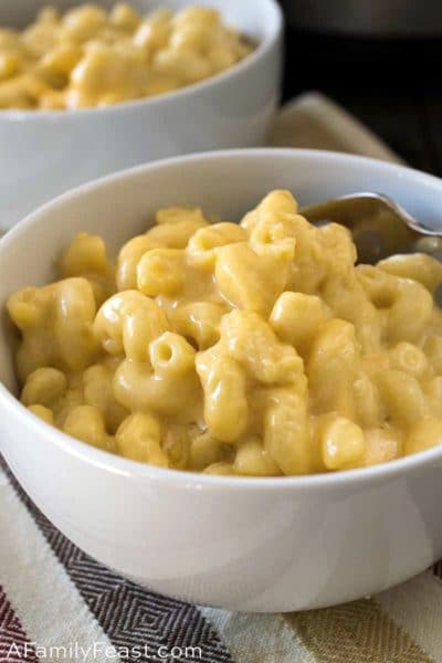 Slow Cooker Mac & Cheese - A Family Feast®