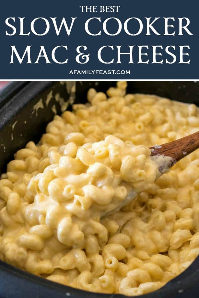 Slow Cooker Mac & Cheese - A Family Feast®
