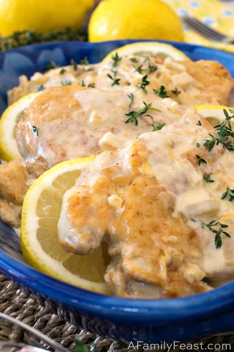 Creamy Lemon Chicken - A Family Feast®