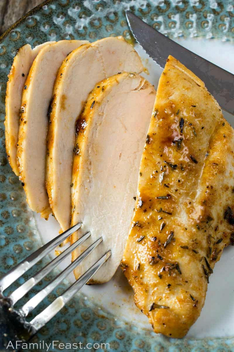 Pan Seared Boneless Chicken Breasts - A Family Feast®