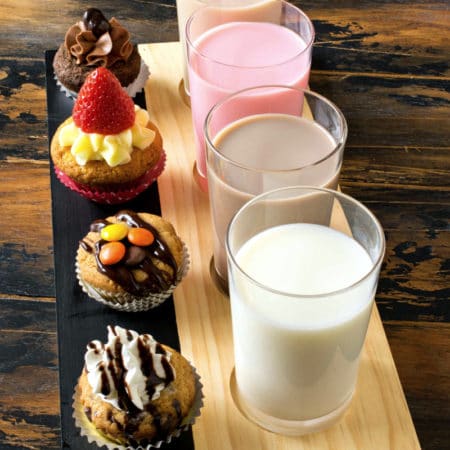 Milk and Cookies Dessert Flight - A Family Feast®