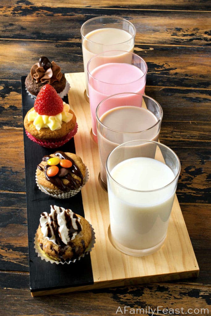 Milk and Cookies Dessert Flight - A Family Feast®
