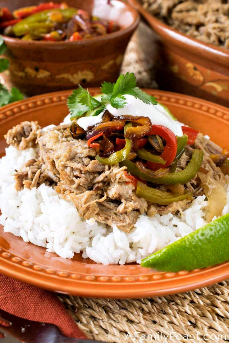 Slow Cooker Mexican Pulled Pork - A Family Feast®