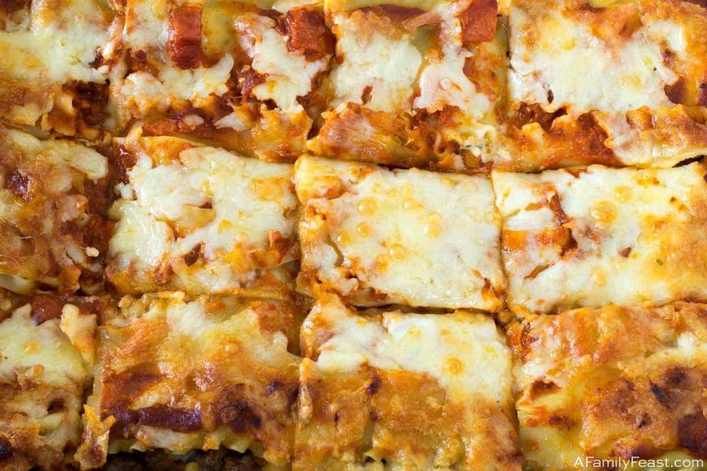 Bacon Cheeseburger Lasagna - A Family Feast®