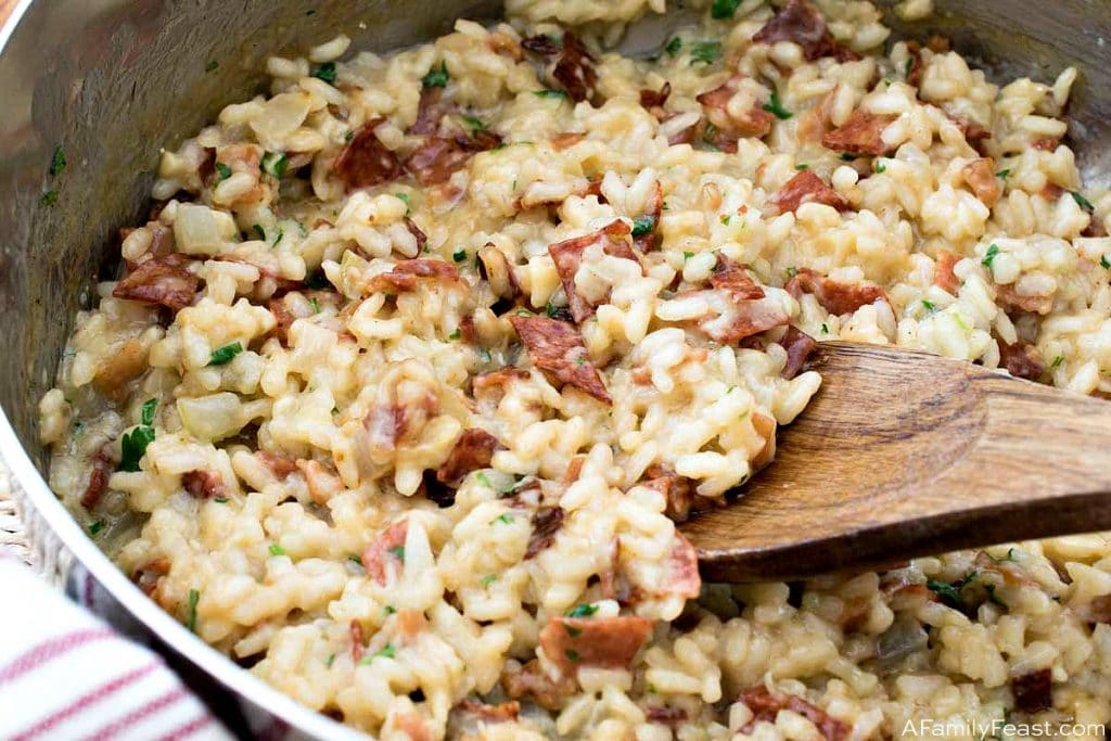 Risotto Carbonara - A Family Feast®