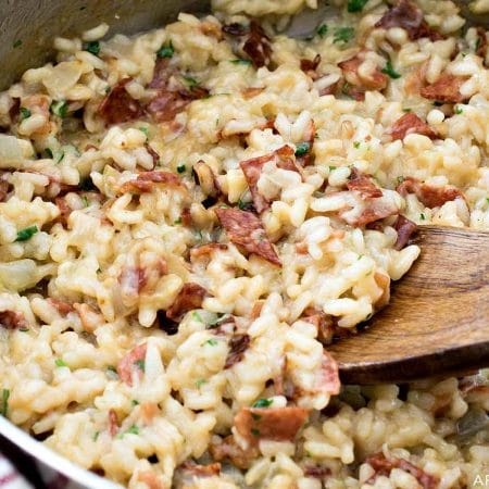 Risotto Carbonara - A Family Feast®