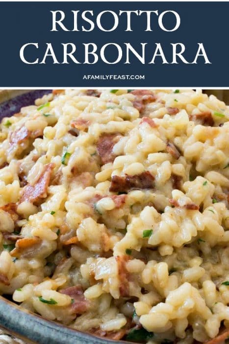 Risotto Carbonara - A Family Feast®