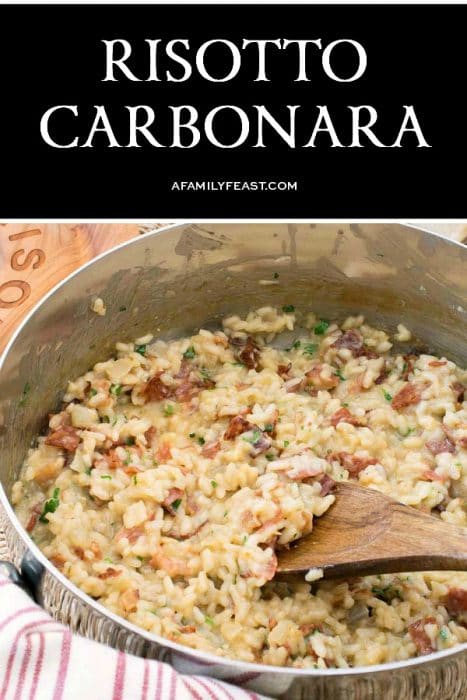 Risotto Carbonara - A Family Feast®