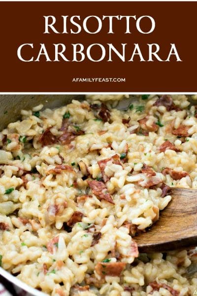 Risotto Carbonara - A Family Feast®