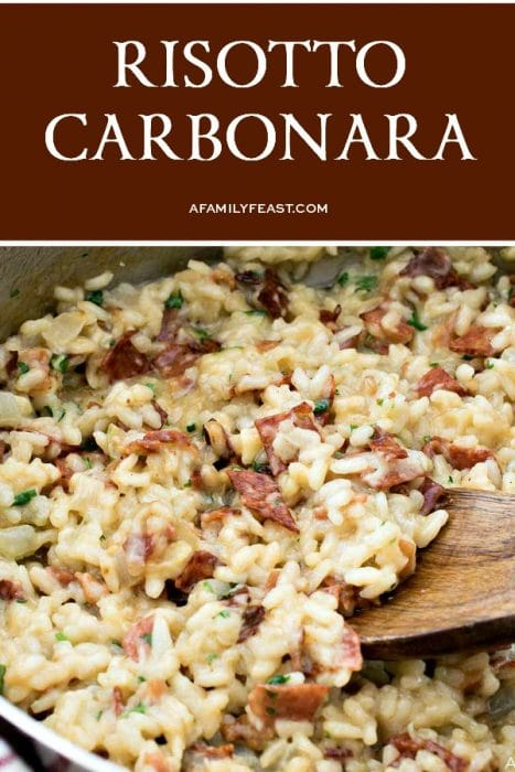Risotto Carbonara - A Family Feast®