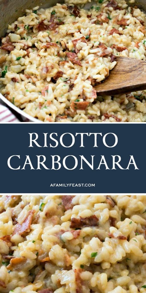 Risotto Carbonara - A Family Feast®