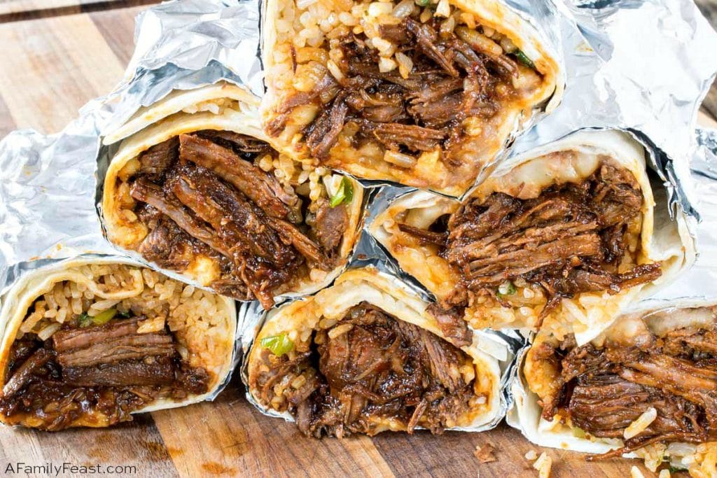 Chile Colorado Burritos - A Family Feast®
