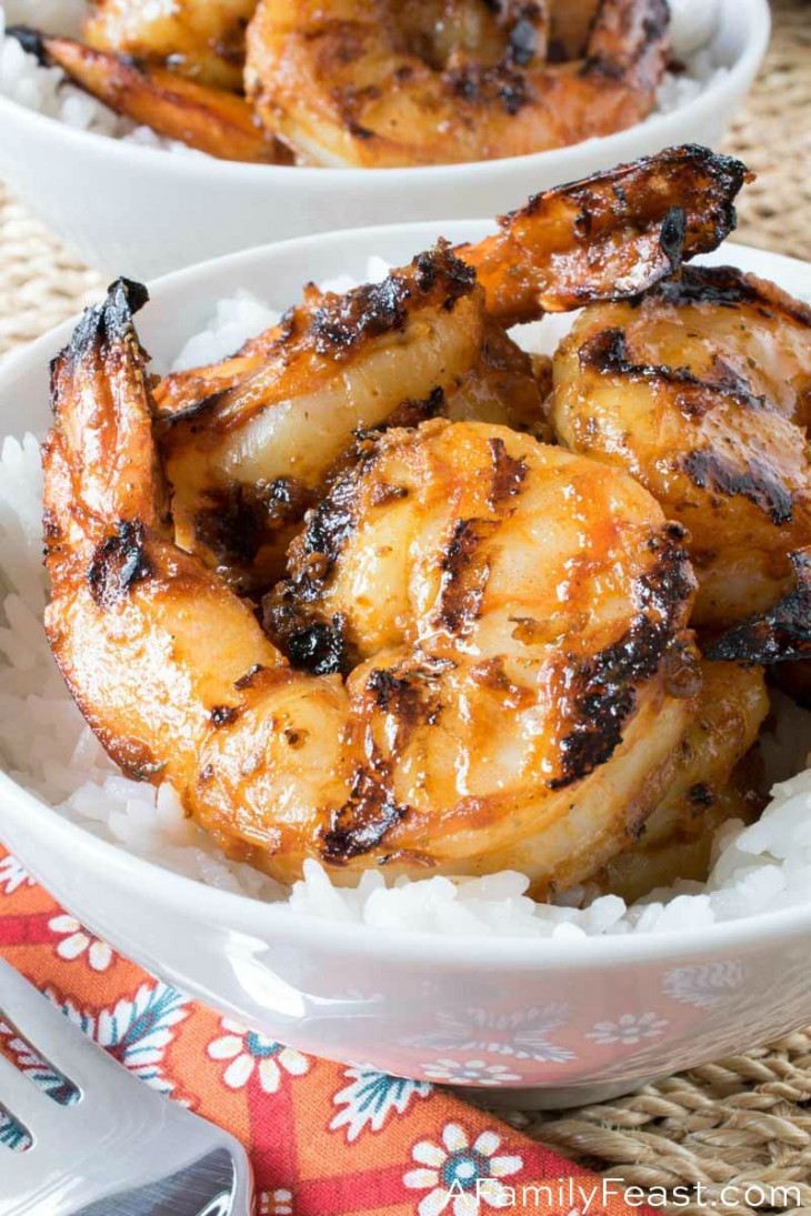 Easy Grilled Shrimp - A Family Feast®
