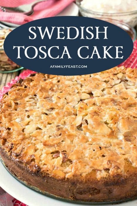 Swedish Tosca Cake - A Family Feast®