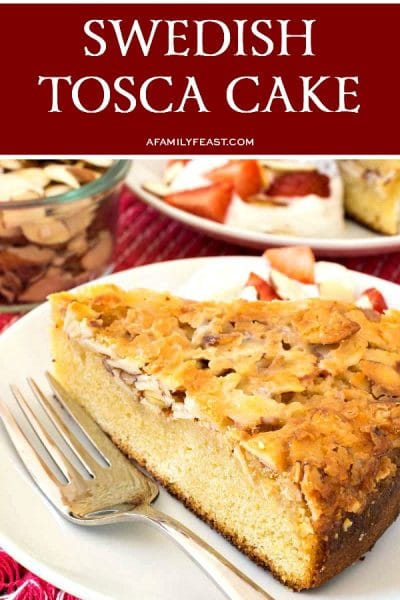 Swedish Tosca Cake - A Family Feast®
