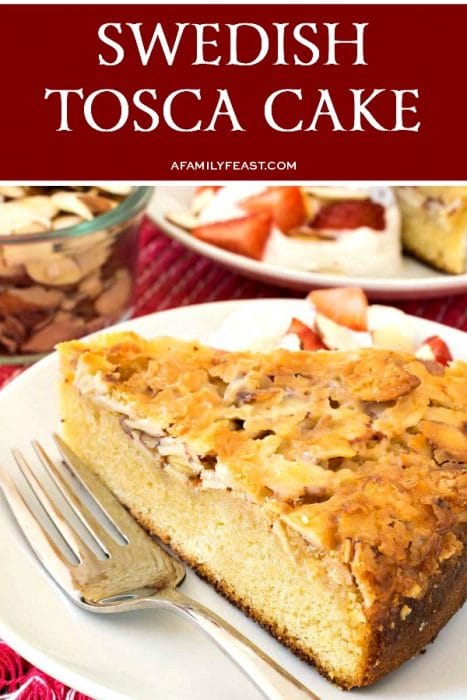 Swedish Tosca Cake - A Family Feast®
