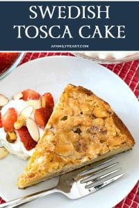 Swedish Tosca Cake - A Family Feast®
