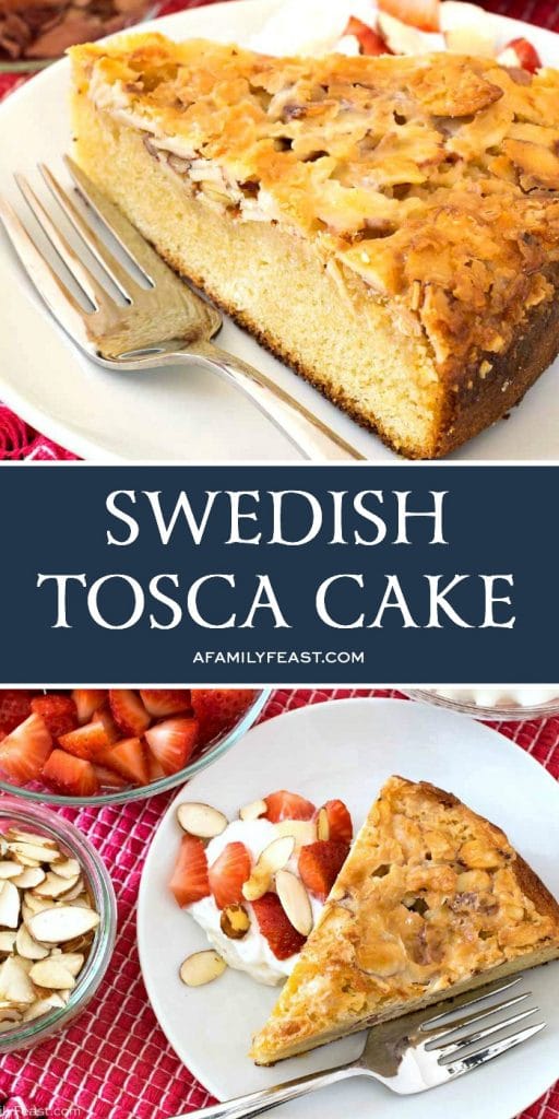 Swedish Tosca Cake - A Family Feast®