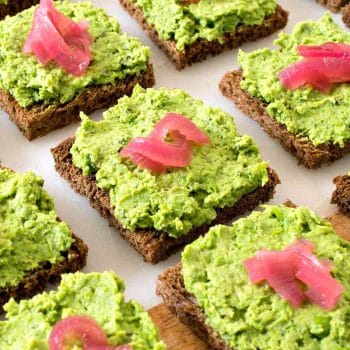 Minted Green Pea Puree - A Family Feast®