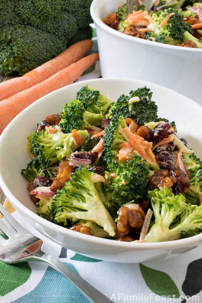 Broccoli Carrot Salad - A Family Feast®
