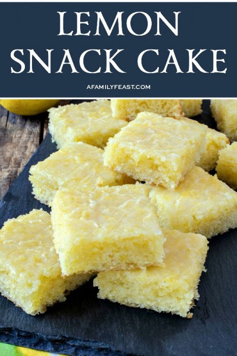Lemon Snack Cake - A Family Feast®
