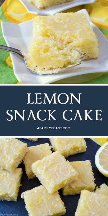 Lemon Snack Cake - A Family Feast®