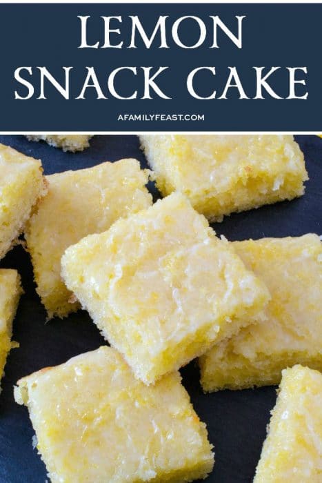 Lemon Snack Cake - A Family Feast®