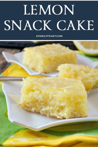 Lemon Snack Cake - A Family Feast®
