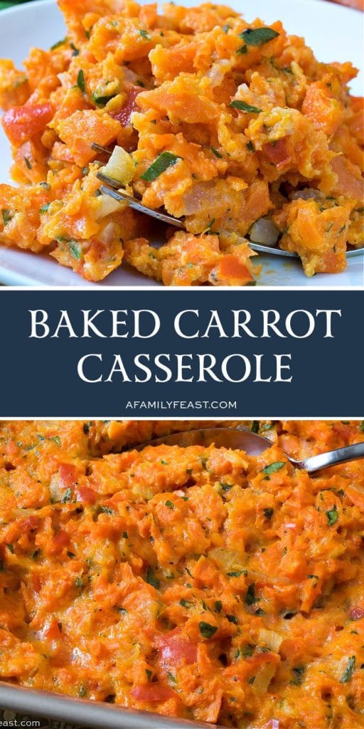 Baked Carrot Casserole - A Family Feast®