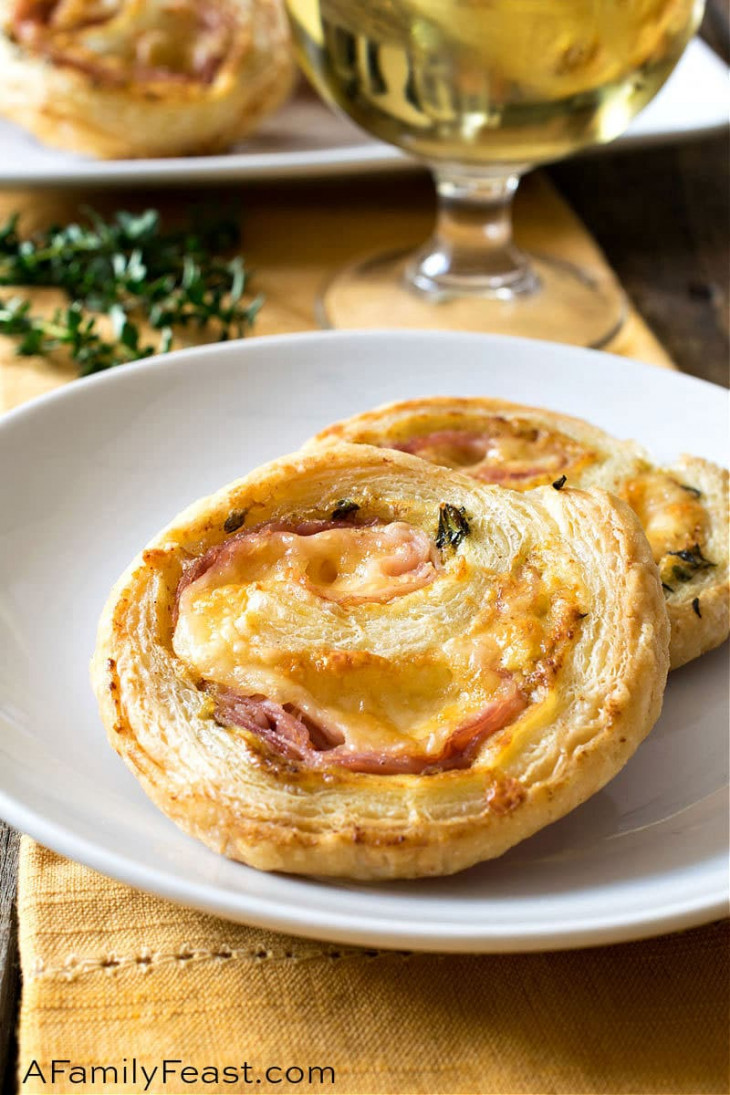 Ham and Cheese Pinwheels - A Family Feast®