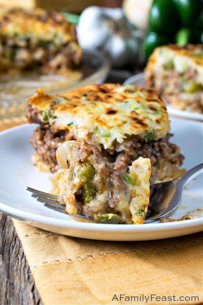 Italian Beef and Sausage Pie - A Family Feast®