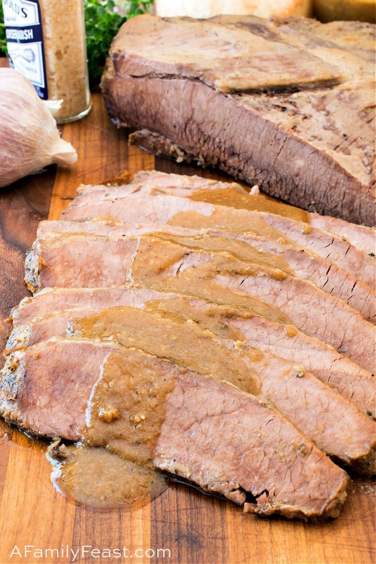 Oven-Roasted Horseradish Beef Brisket - A Family Feast®