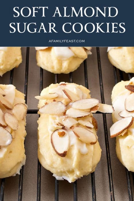 Soft Almond Sugar Cookies - A Family Feast®