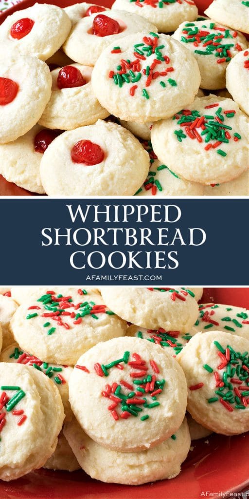 Whipped Shortbread Cookies - A Family Feast®